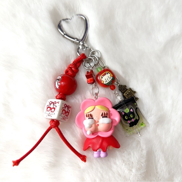 POP MART | Other | Pop Mart Cry Baby Phone Charmbag Charmkeychain ...